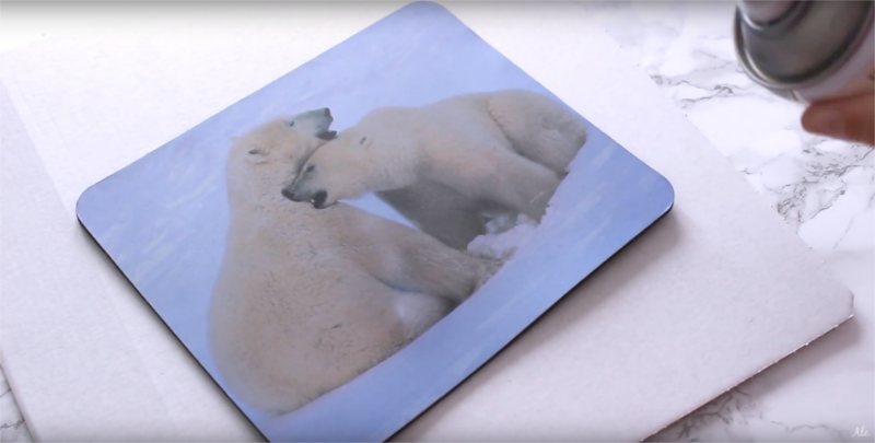 Marbled Mouse Mat - Pintyplus