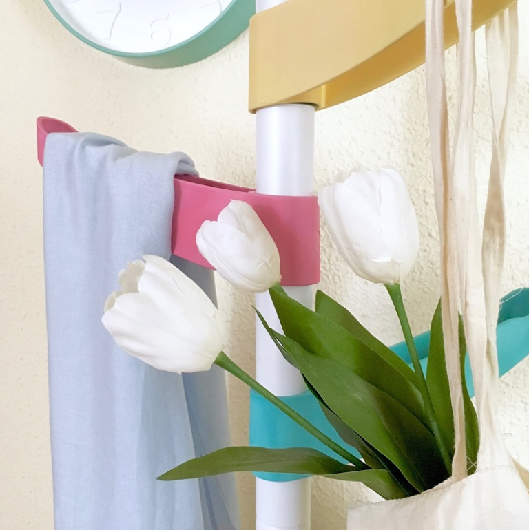 How to decorate a coat rack with PintyPlus chalk paint spray - Pintyplus